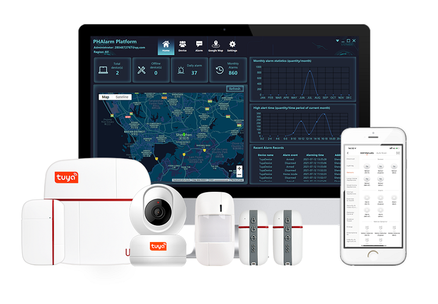 Tuya Smart Alarm system - Shenzhen Patrol Hawk Technology Co.,Ltd